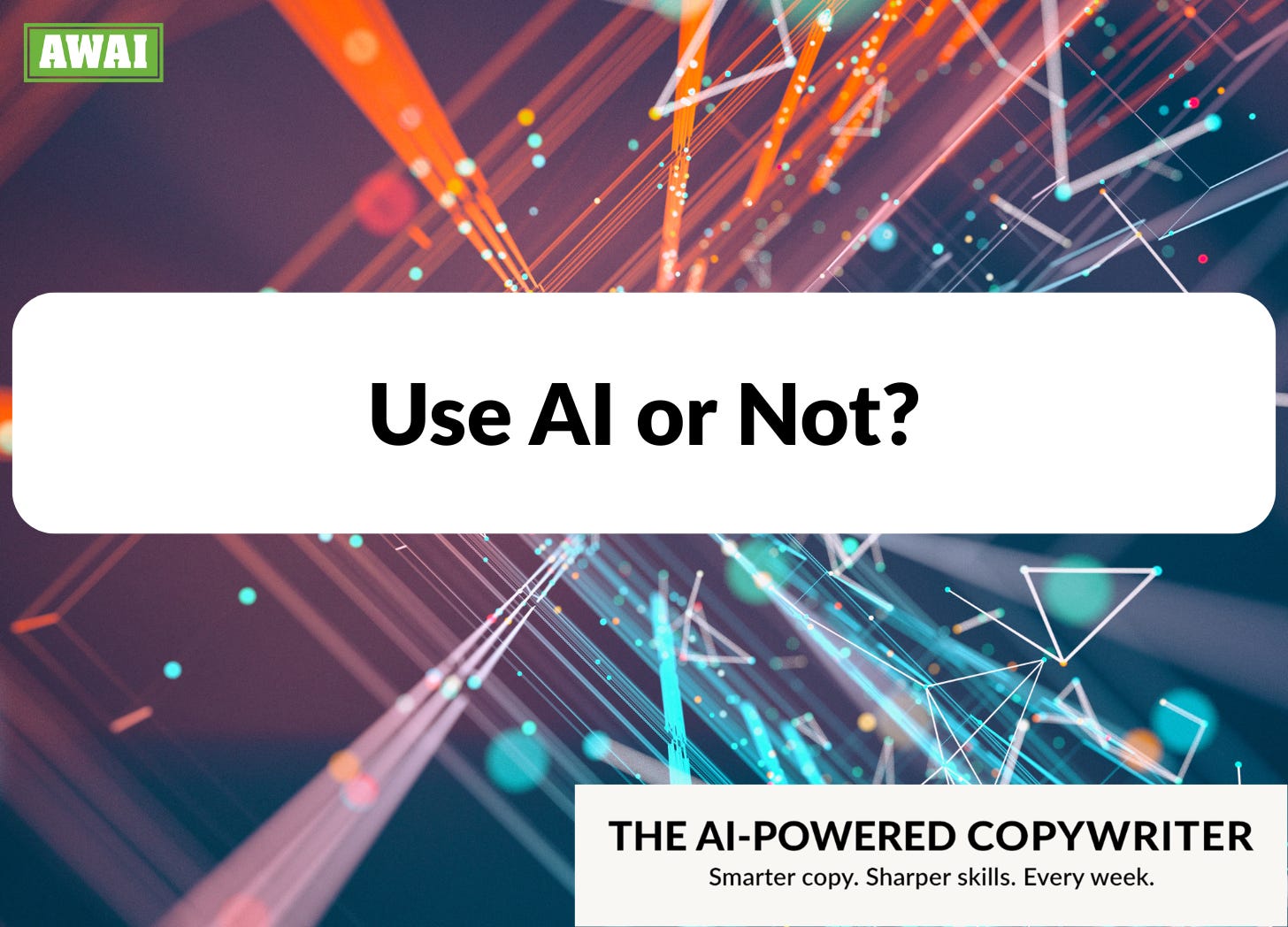 When to Use AI Versus When to Just Write It Yourself