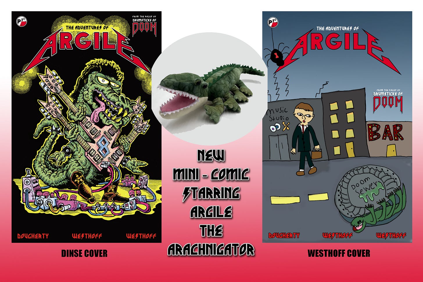 Argile the Arachnigator Comic is live! Secret tier! Plus D of D shirts ...