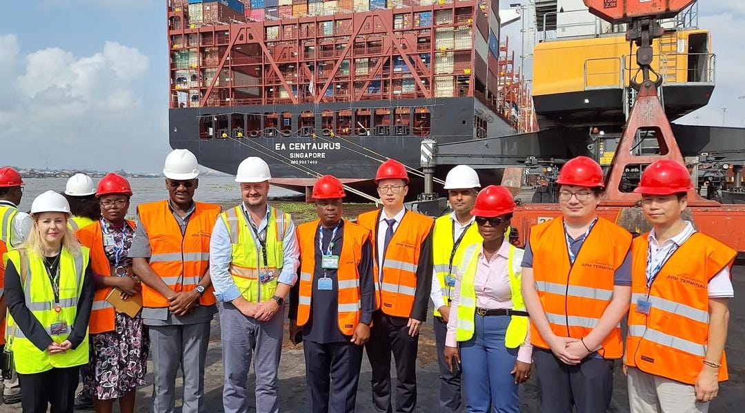 APM Terminals welcomes largest container vessel to Apapa Port