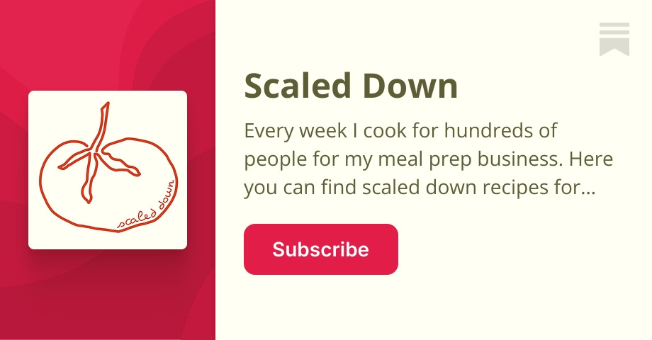 Scaled Down | Caroline Anderson | Substack