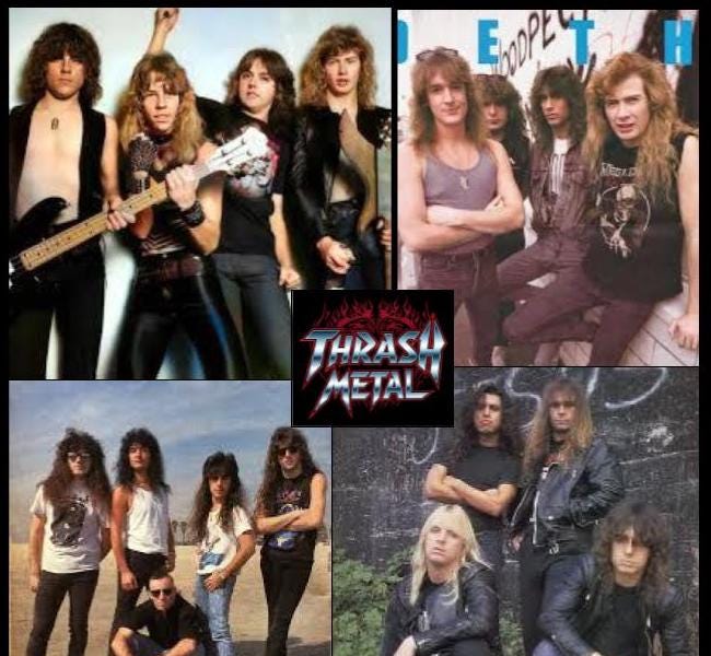 Thrash Metal: The Blistering Legacy of 80s Speed and Fury
