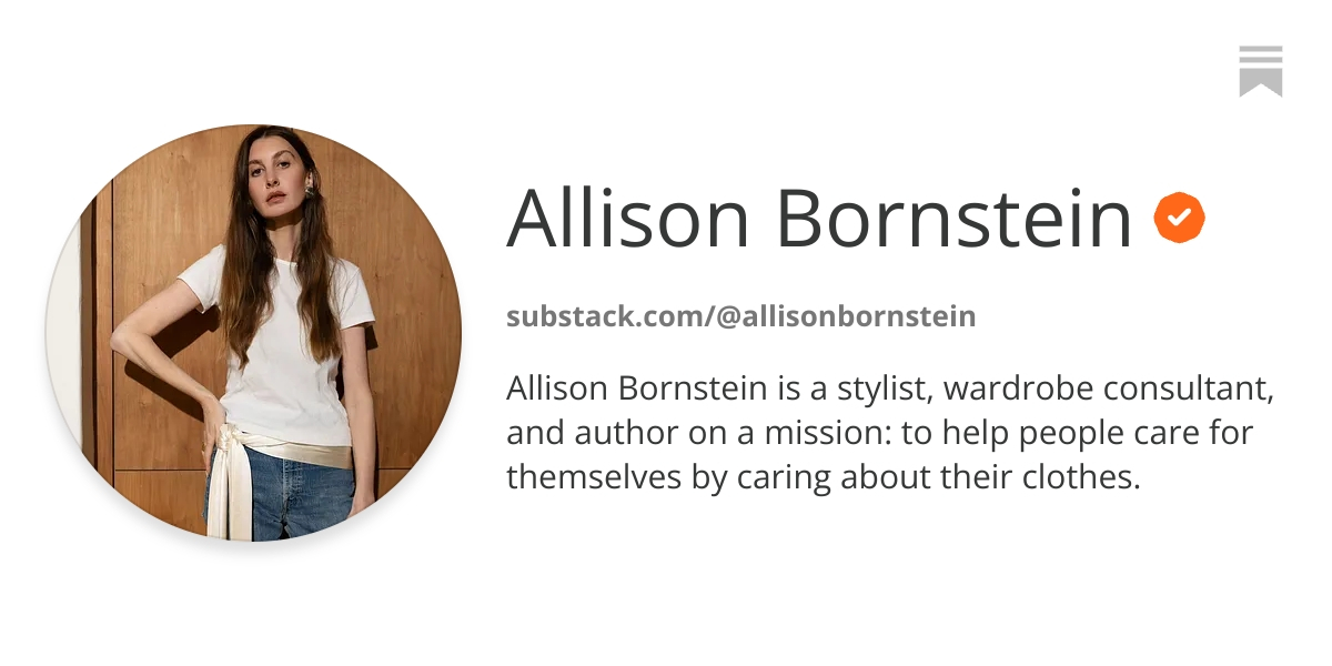 Allison Bornstein | Substack