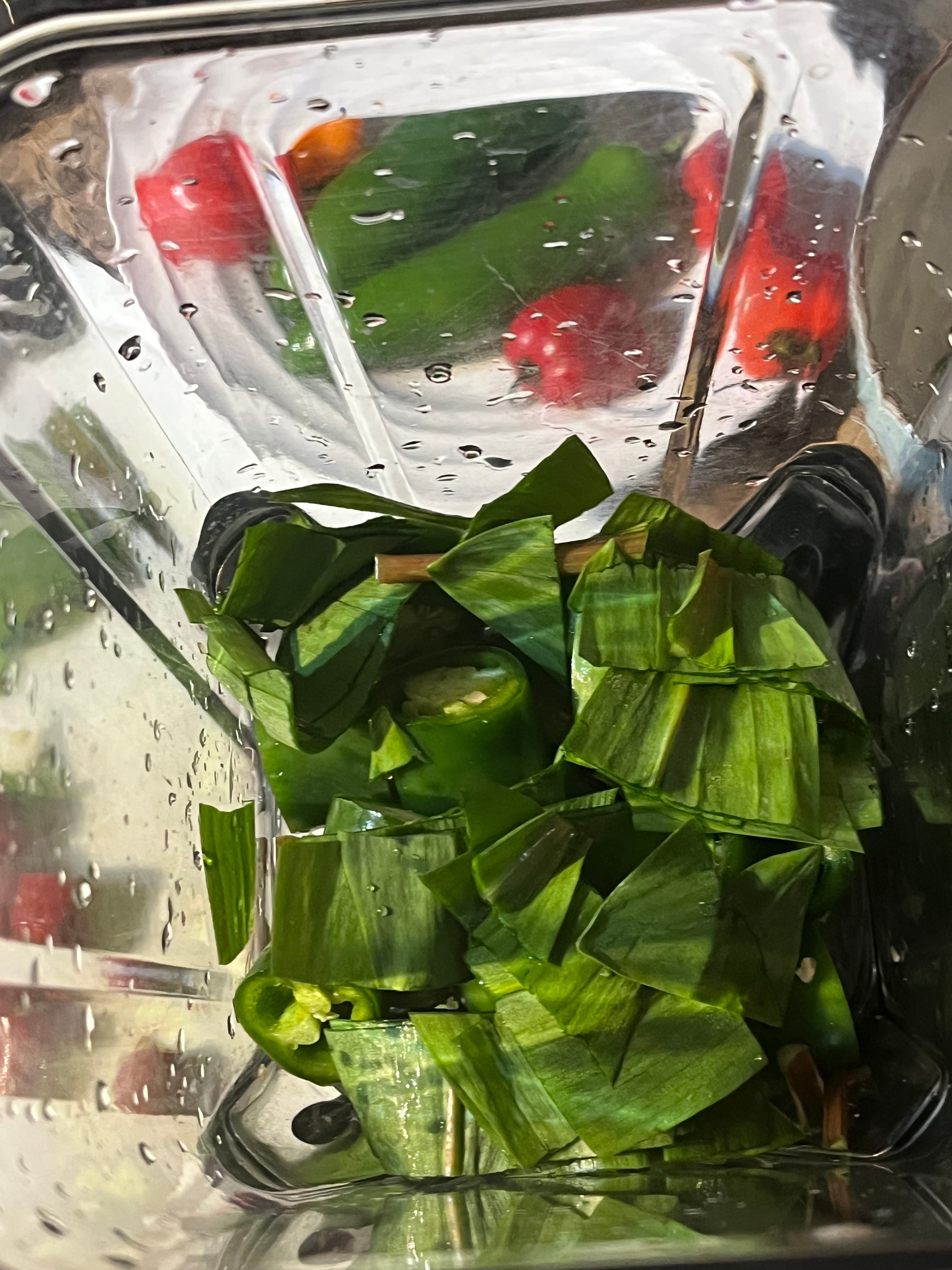 Raw Fermented Ramp Sriracha - by Gavin Mounsey