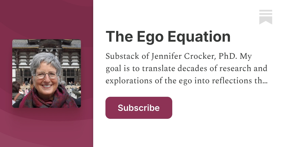 Self-sabotage - by Jennifer Crocker, Ph.D.