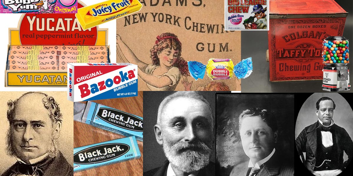 A Brief, Colorful History of Bubble Gum - by Levi Caudill