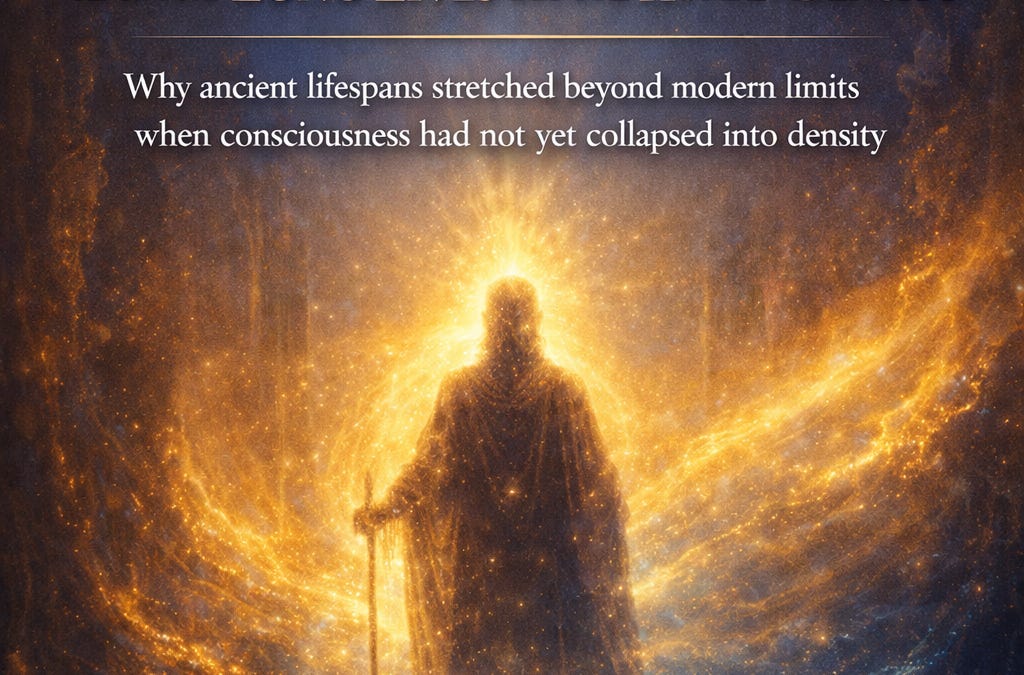 The Oversoul Truth of Methuselah and the Long Lives Before Human Density
