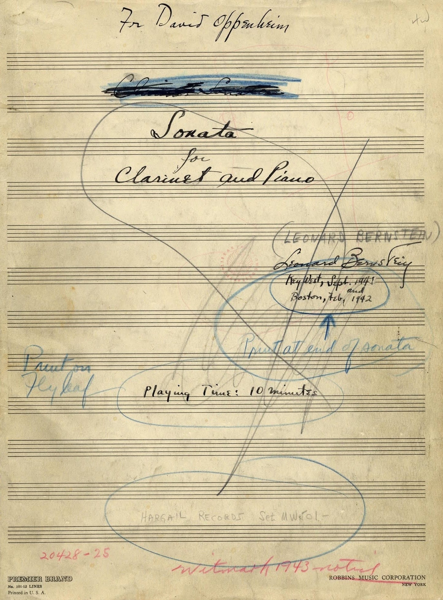 BACKGROUNDER - LEONARD BERNSTEIN - by Ruth Leon
