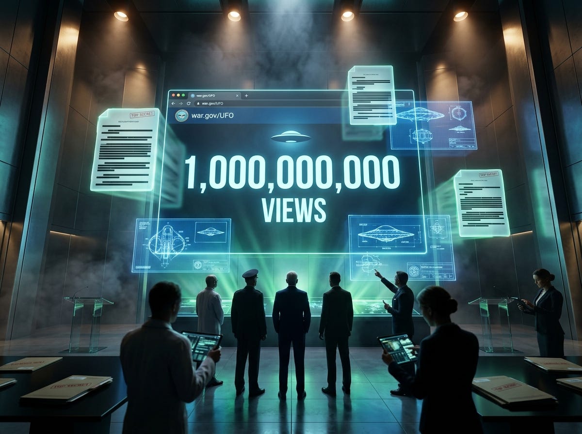 Trump Says Release the UFO Files — And 1 Billion People Showed Up