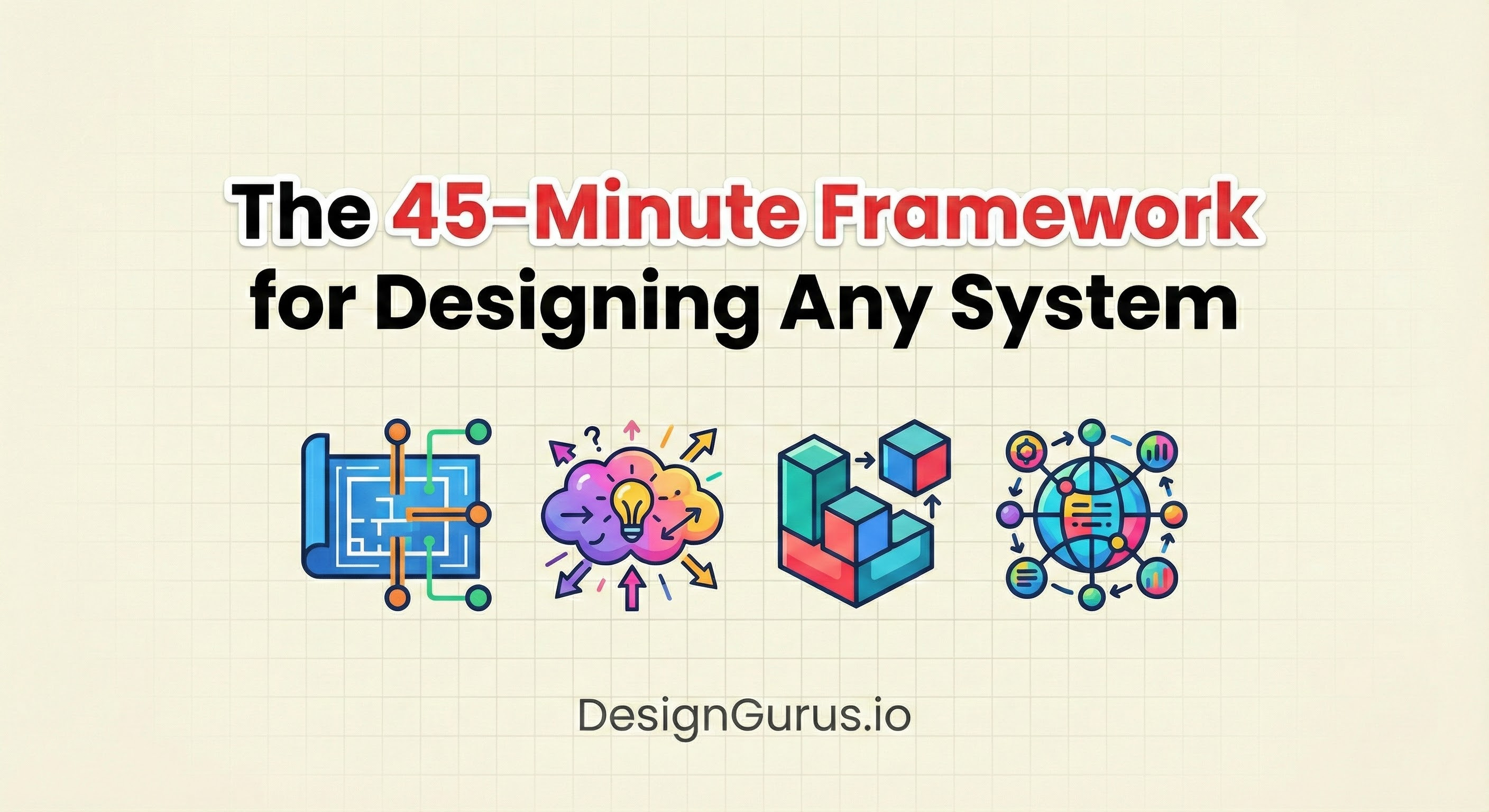 How to Design Any System in 45 Minutes: From Chat Apps to Netflix