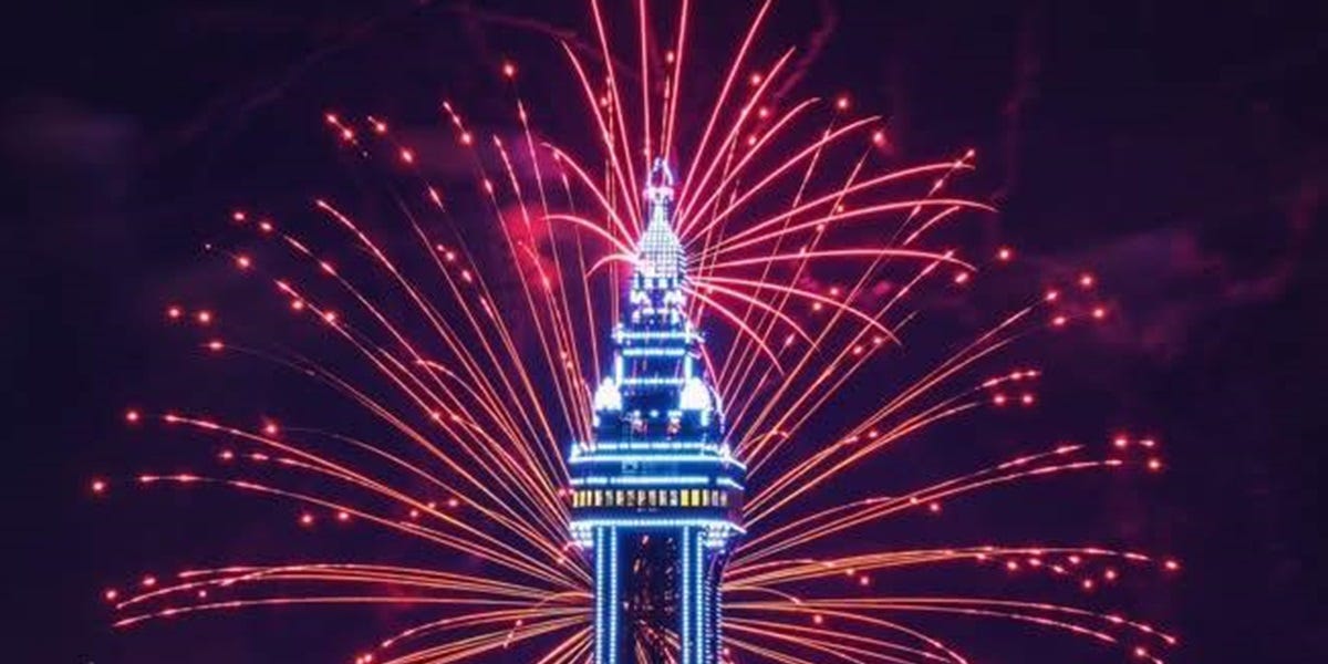 fireworks blackpool