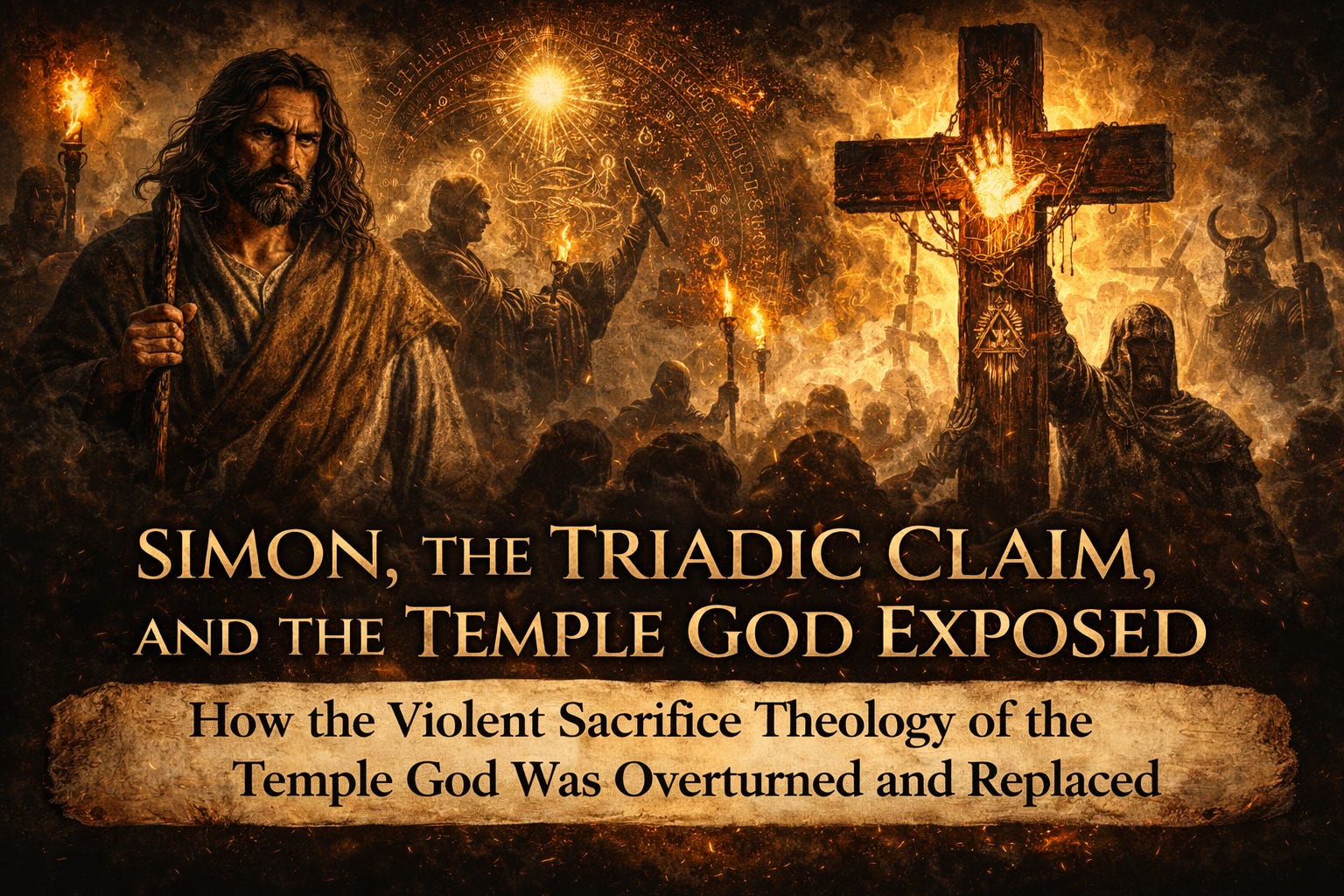 Simon, the Triadic Claim, and the Exposure of the Temple God