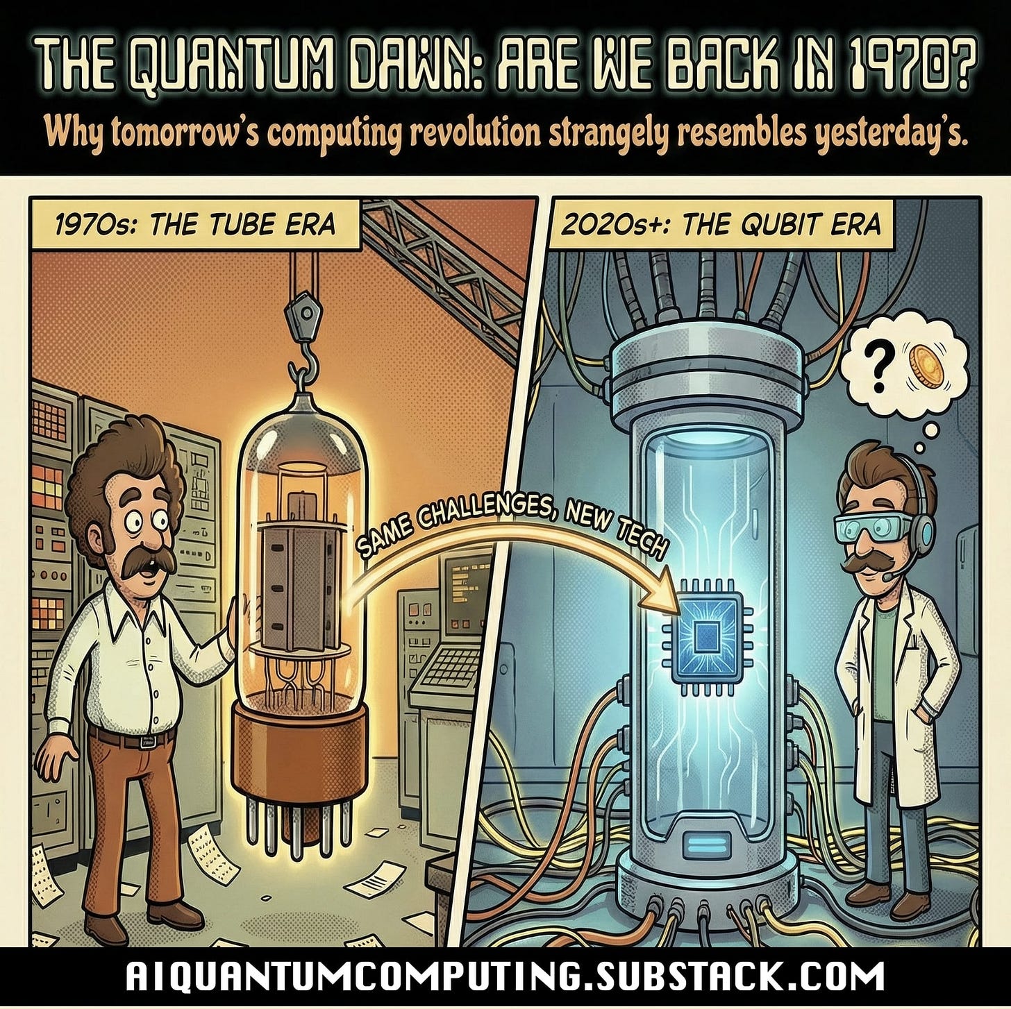 The Quantum Computing Dawn: Are We Back in 1970?