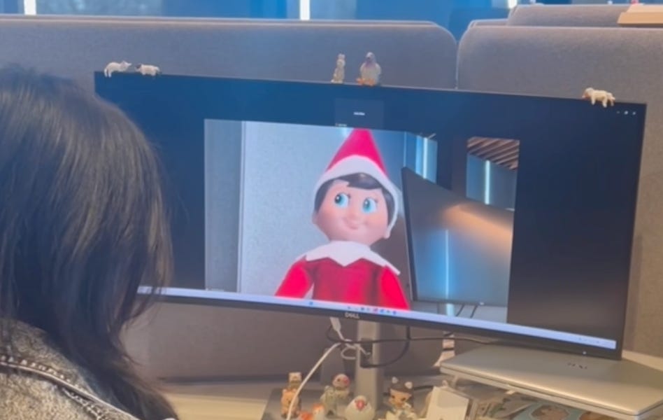 Elf On a Shelf's Art Bridges Adventure