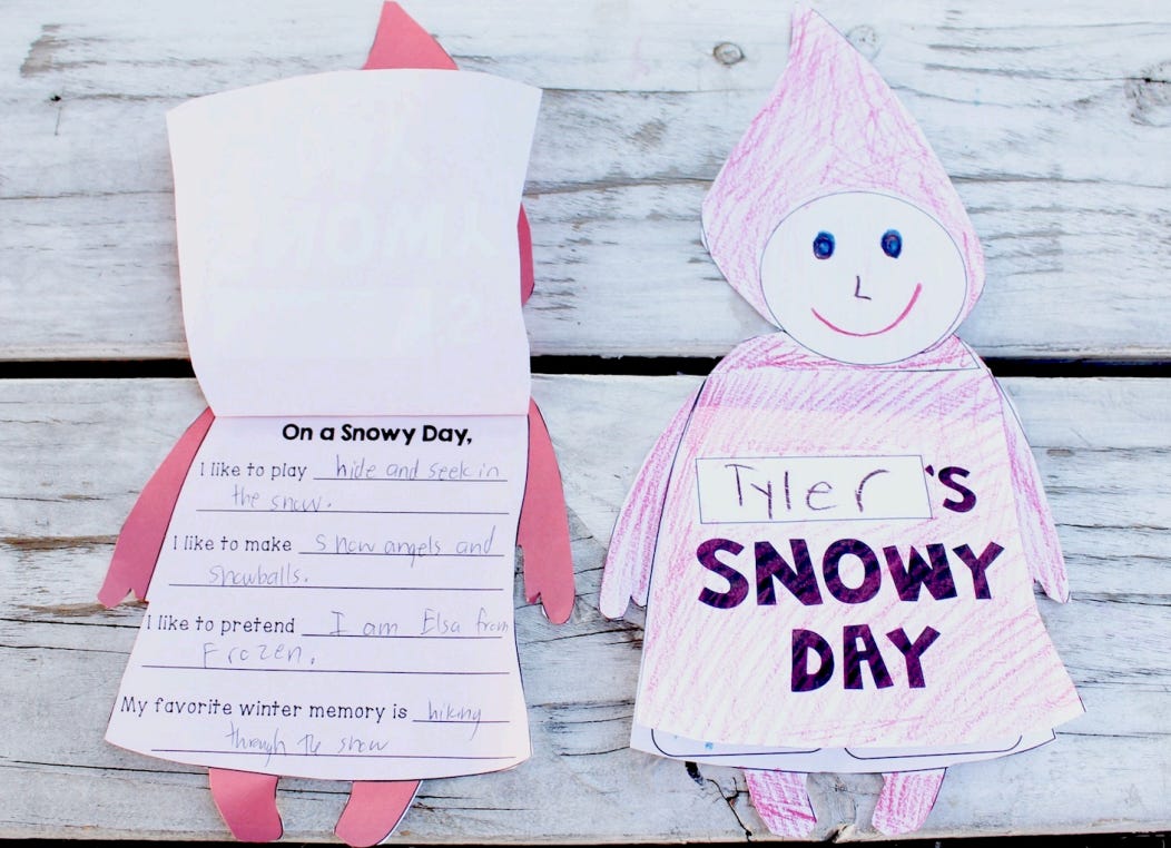 Craft Template: Snowy Day Adventures with The Snowy Day