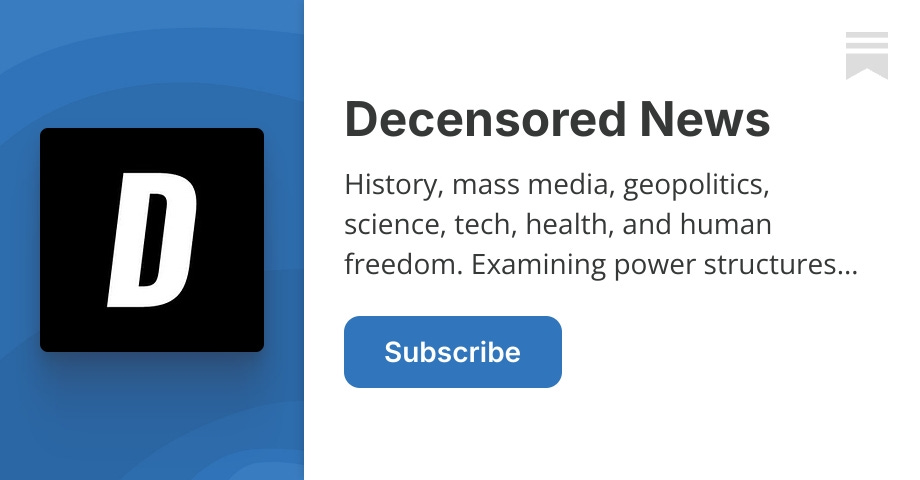 Decensored News | Substack