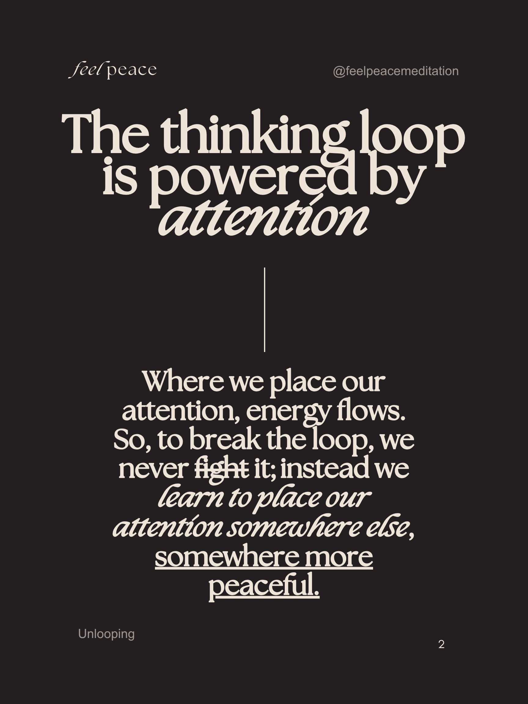 Unlooping - by FeelPeace - Inner Peace🌿