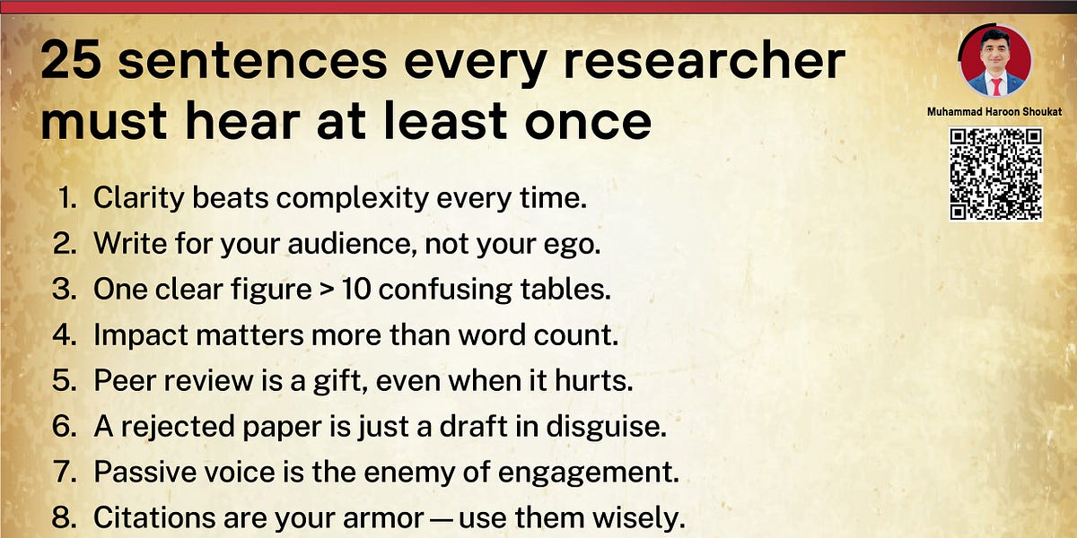 5 Sentences Every Researcher Must Hear at Least Once