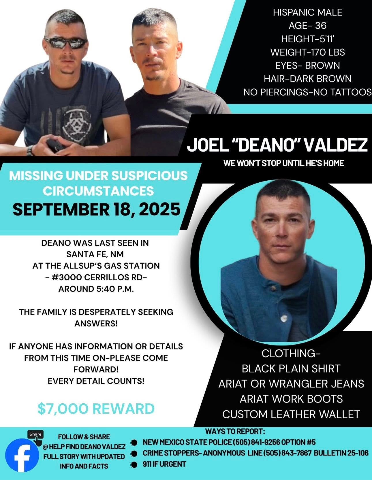 Joel "Deano" Valdez Is Presumed Dead. New Mexicans Are Rejecting the ...