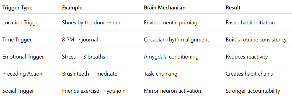 The Science of Habit Triggers – Why They Keep You Consistent
