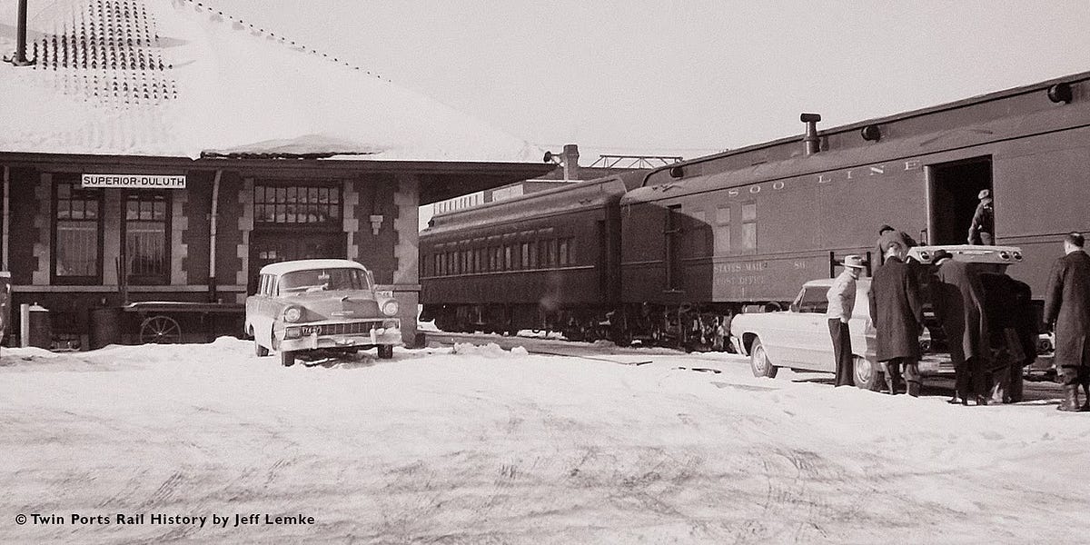 The Last Passenger Train Through Stevens Point: January 1965
