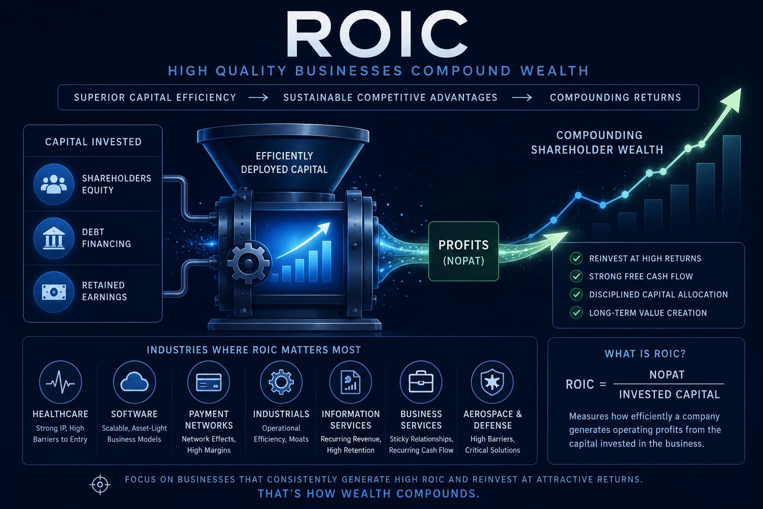 What Is a Good ROIC? Industry Benchmarks for Long-Term Investors