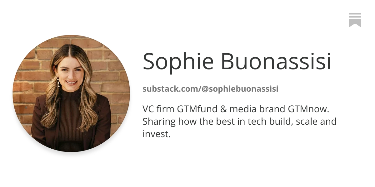 Sophie Buonassisi | Substack