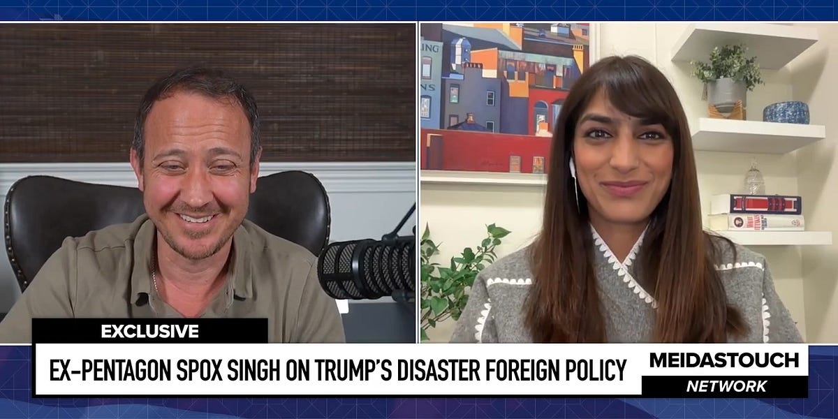 Former Pentagon Spokesperson Sabrina Singh Warns of Trump's Foreign ...