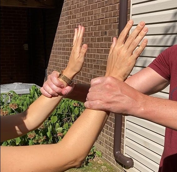 How to escape a wrist grab - Part III - by Carolyn Fallert