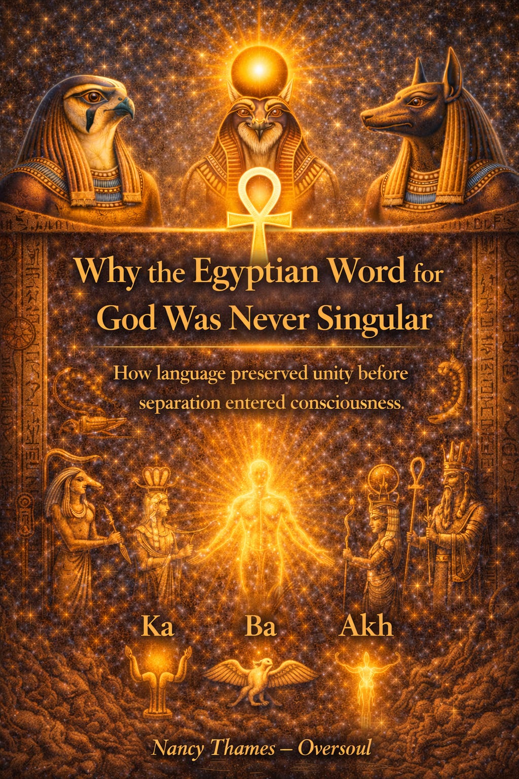 Why the Egyptian Word for God Was Never Singular