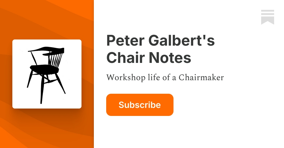 Peter Galbert's Chair Notes | Substack