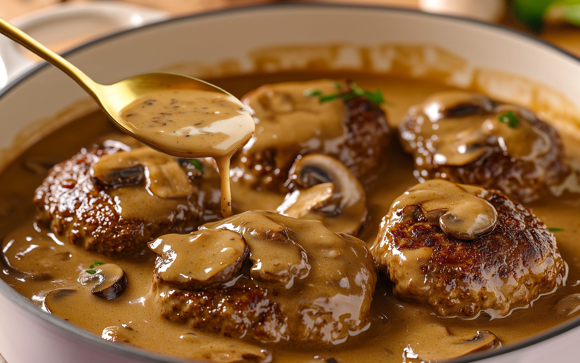 EASY AND INCREDIBLY DELICIOUS Smothered Salisbury Steak