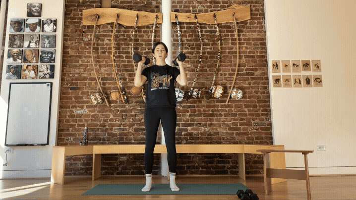 A 24-minute upper body and core burn - by Anna Maltby