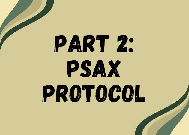 Parasternal Short Axis: Tilting and Rotating - by Alex C.