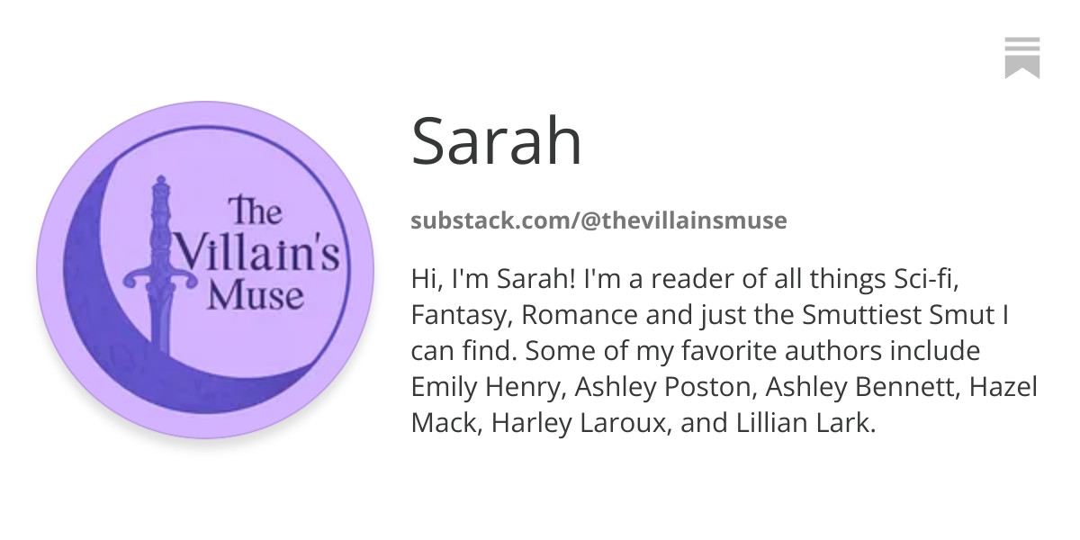 Sarah | Substack