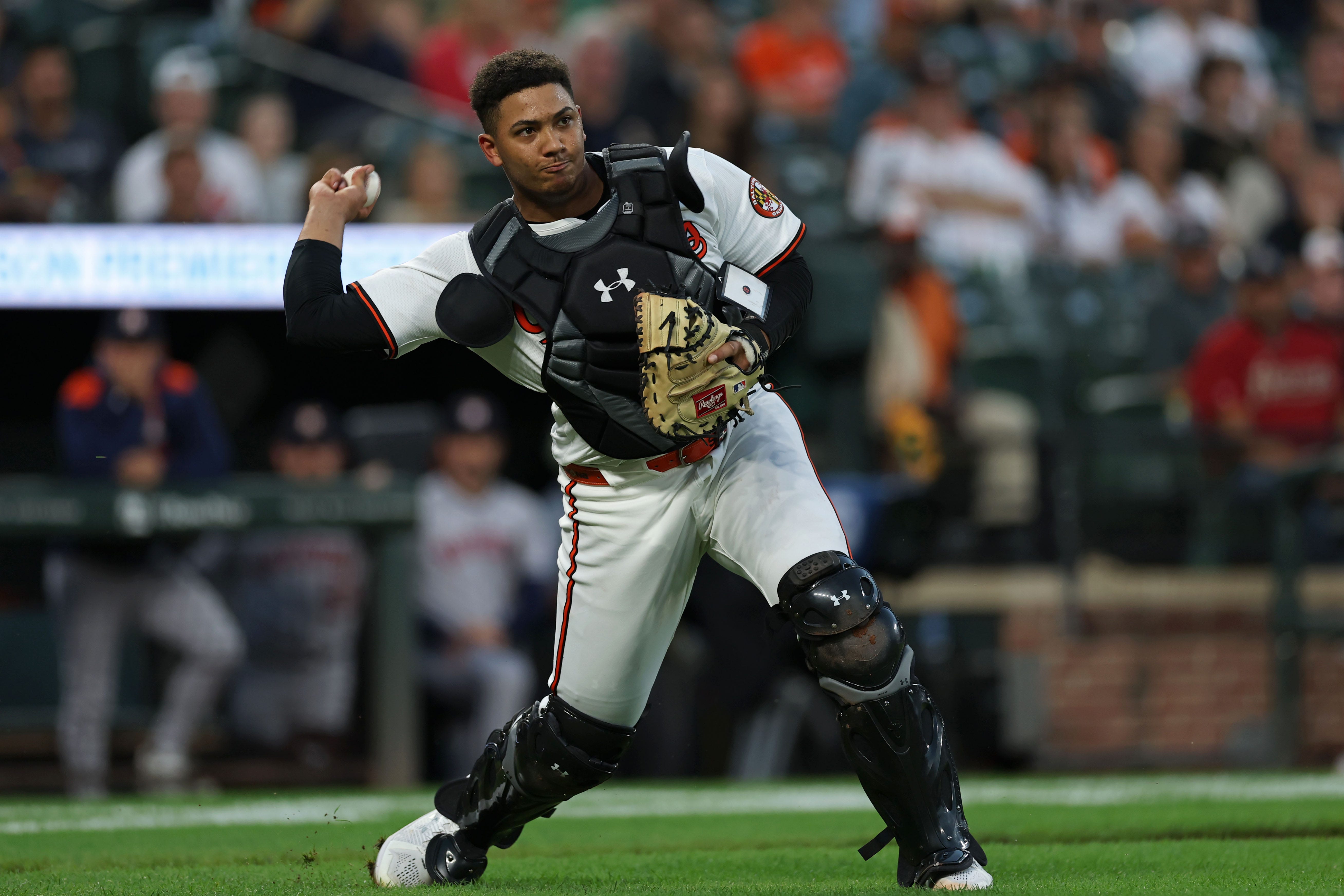 Bringing the heat: O's catchers showed well above average arm strength ...