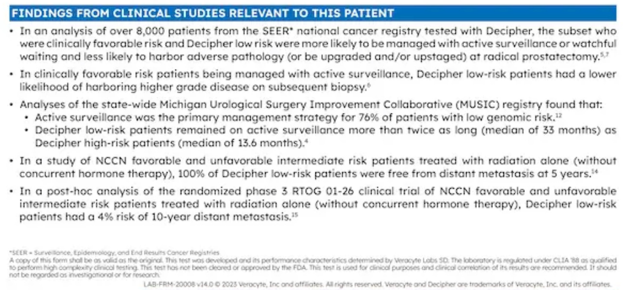 Decipher Prostate Biopsy Report Explained - 068