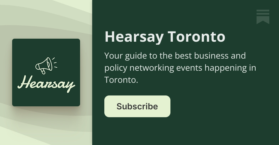 Introducing... Hearsay Toronto - Hearsay Toronto