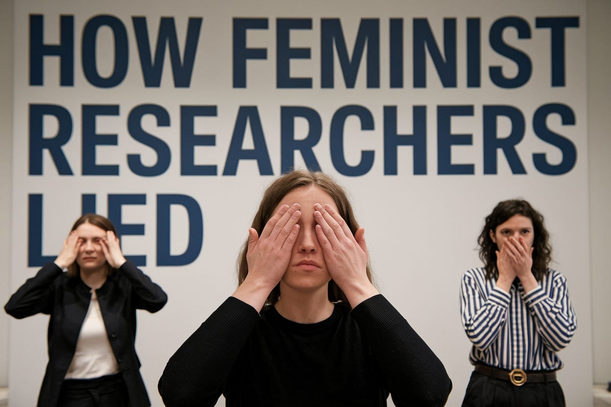 How Feminist Researchers Lied - by Tom Golden