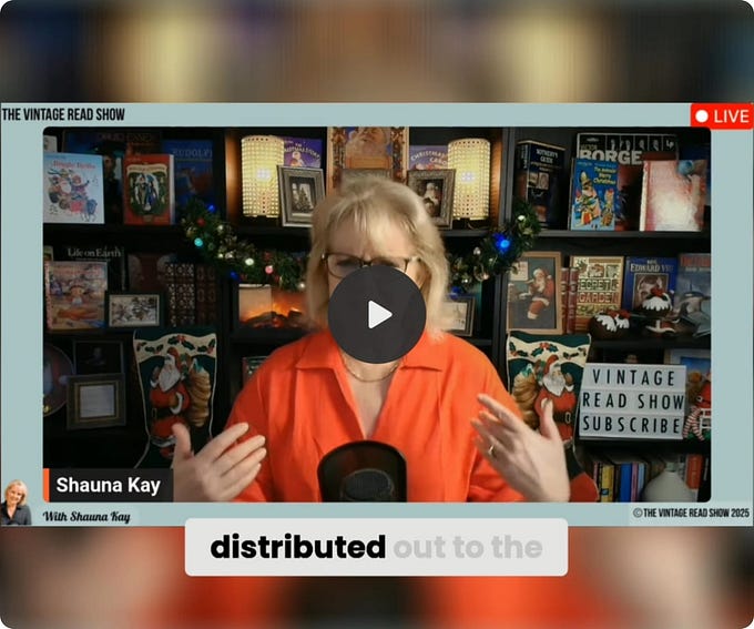 Shauna Kay - Vintage Read Show (@vintagereadshow): "Together At Christmas!"