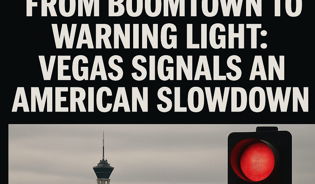 From Boomtown to Warning Light: Vegas Signals an American Slowdown