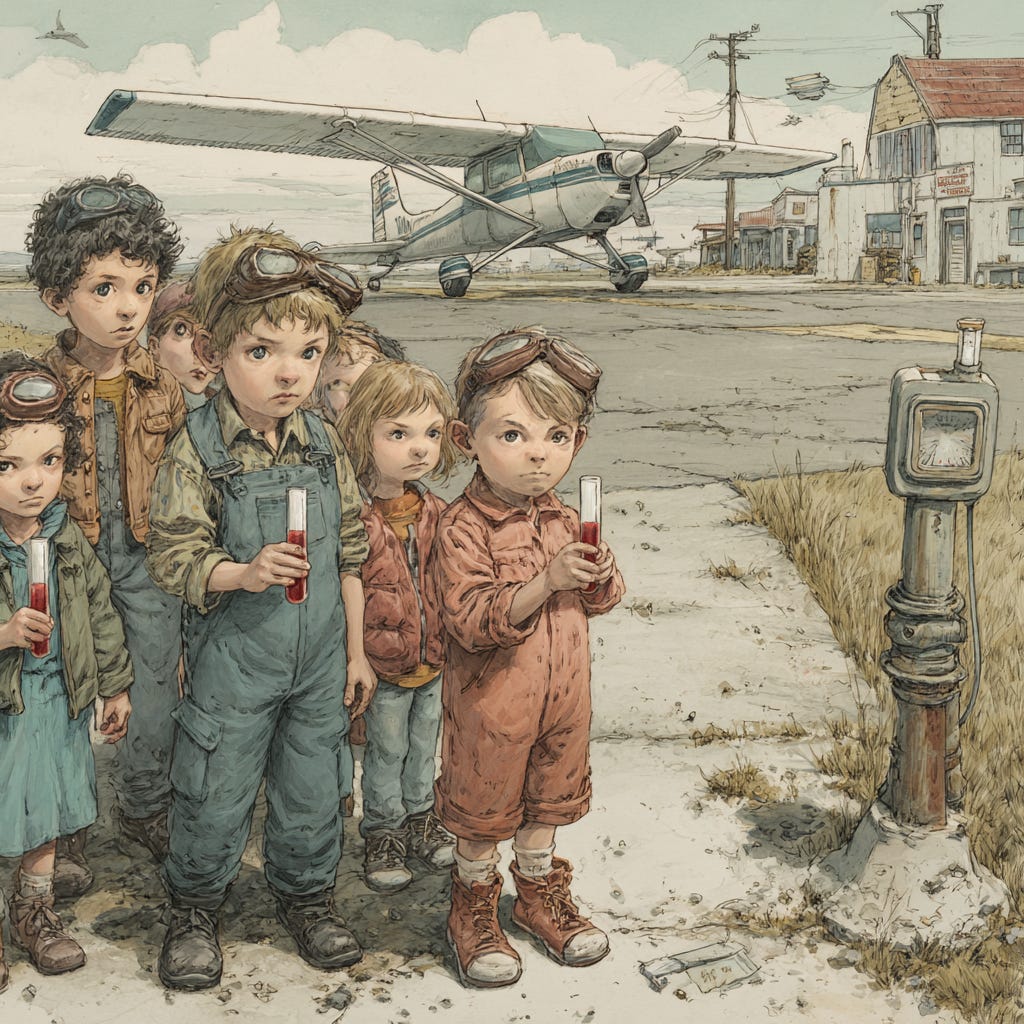 Fly the Leaded Skies - by Bruce Lanphear
