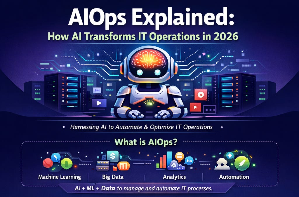 🚀 AIOps Explained: How AI Is Transforming IT Operations in 2026