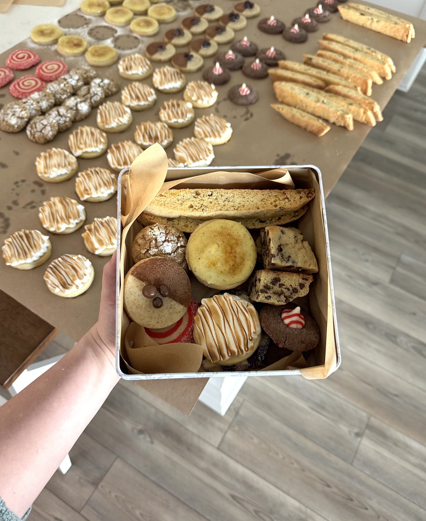 december cookie boxes - by Skylar Toth - Behind the Baker