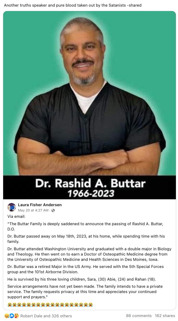 Honoring Dr. Rashid Buttar: Poisoned At a CNN Interview, Dies with Last ...