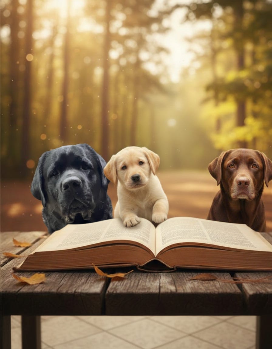 Same dog. Different chapters. - by Fairfax Pines Labradors
