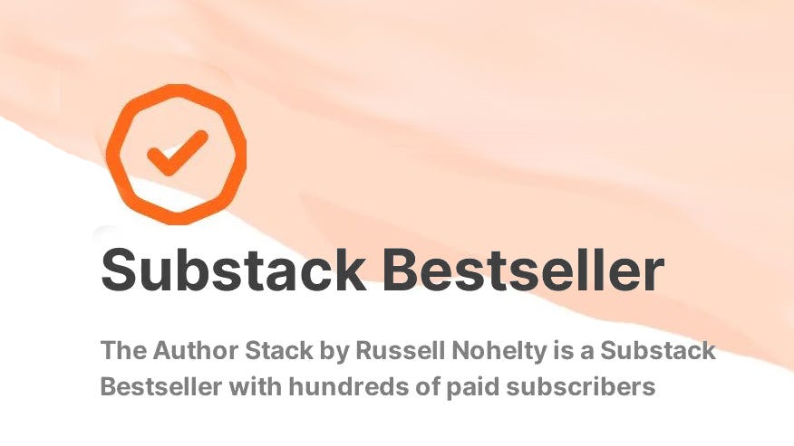 orange check mark substack