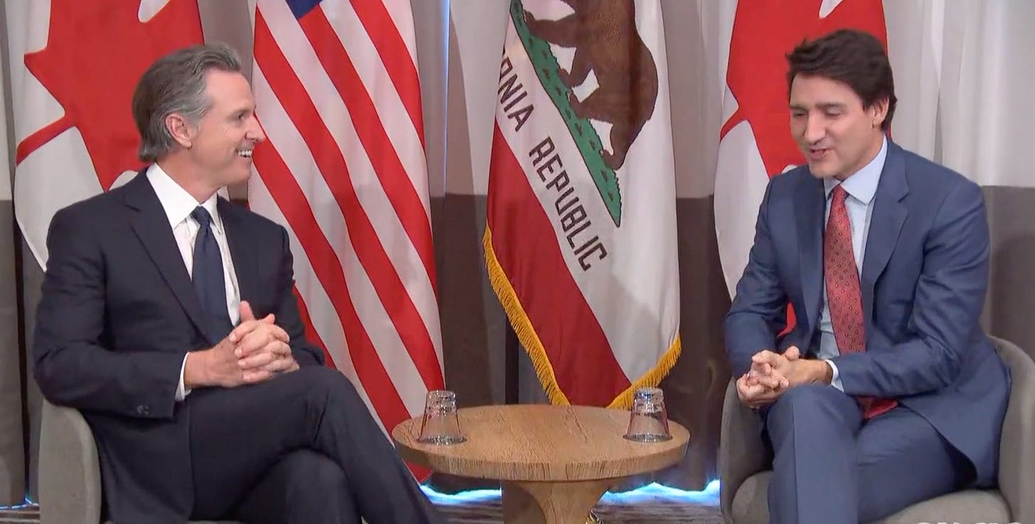 Could Gavin Newsom be America's Justin Trudeau...