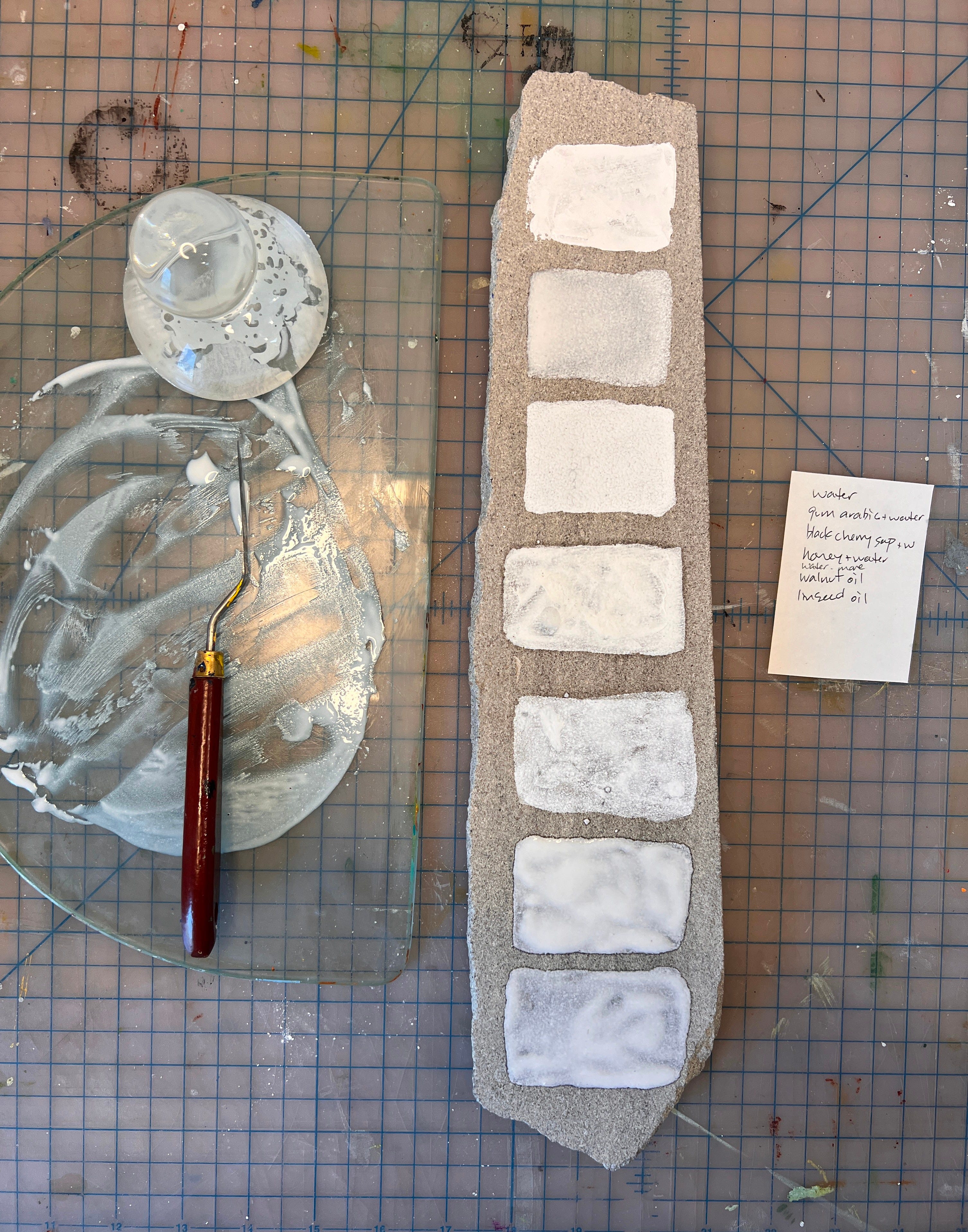 Testing Natural Paint Binders - by Rachel Kavathe Studio