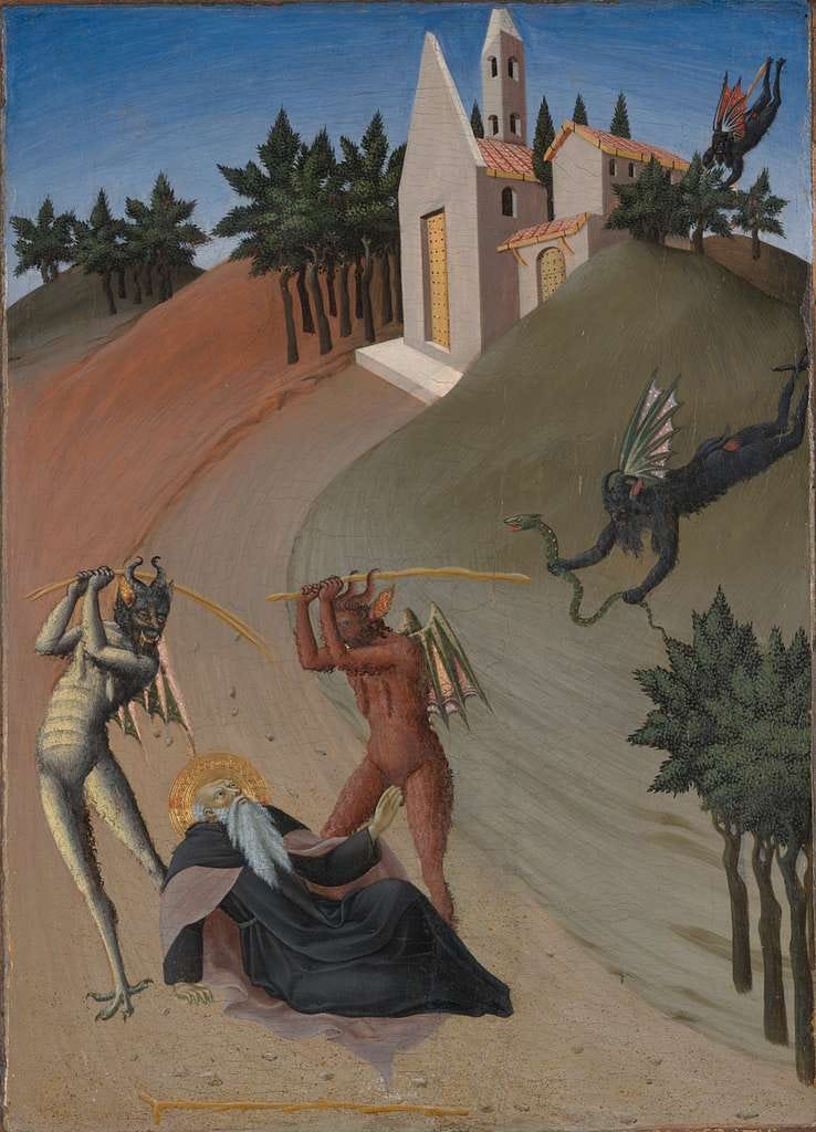 Saint Anthony of the Desert, The Master of the Osservanza, and Edvard Munch