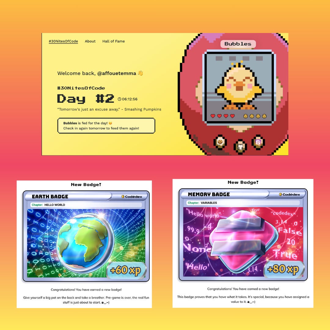 Day 2 of #30NitesOfCode with Codedex: Python Projects and Progress